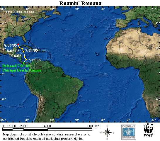 Roamin' Romana: map locator 3 | WWF