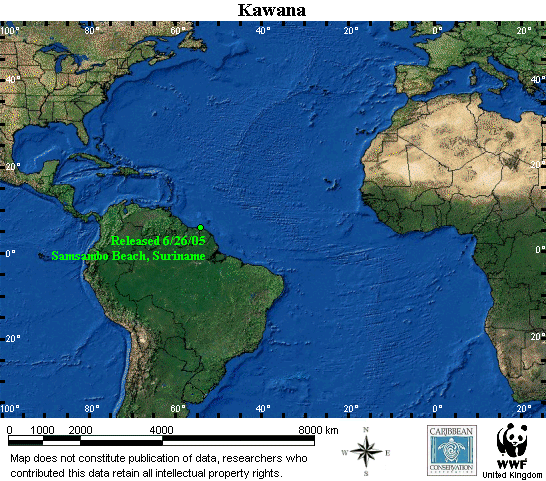 Kawana: map locator 1 | WWF