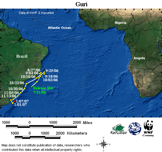 Guri: map locator 18 | WWF