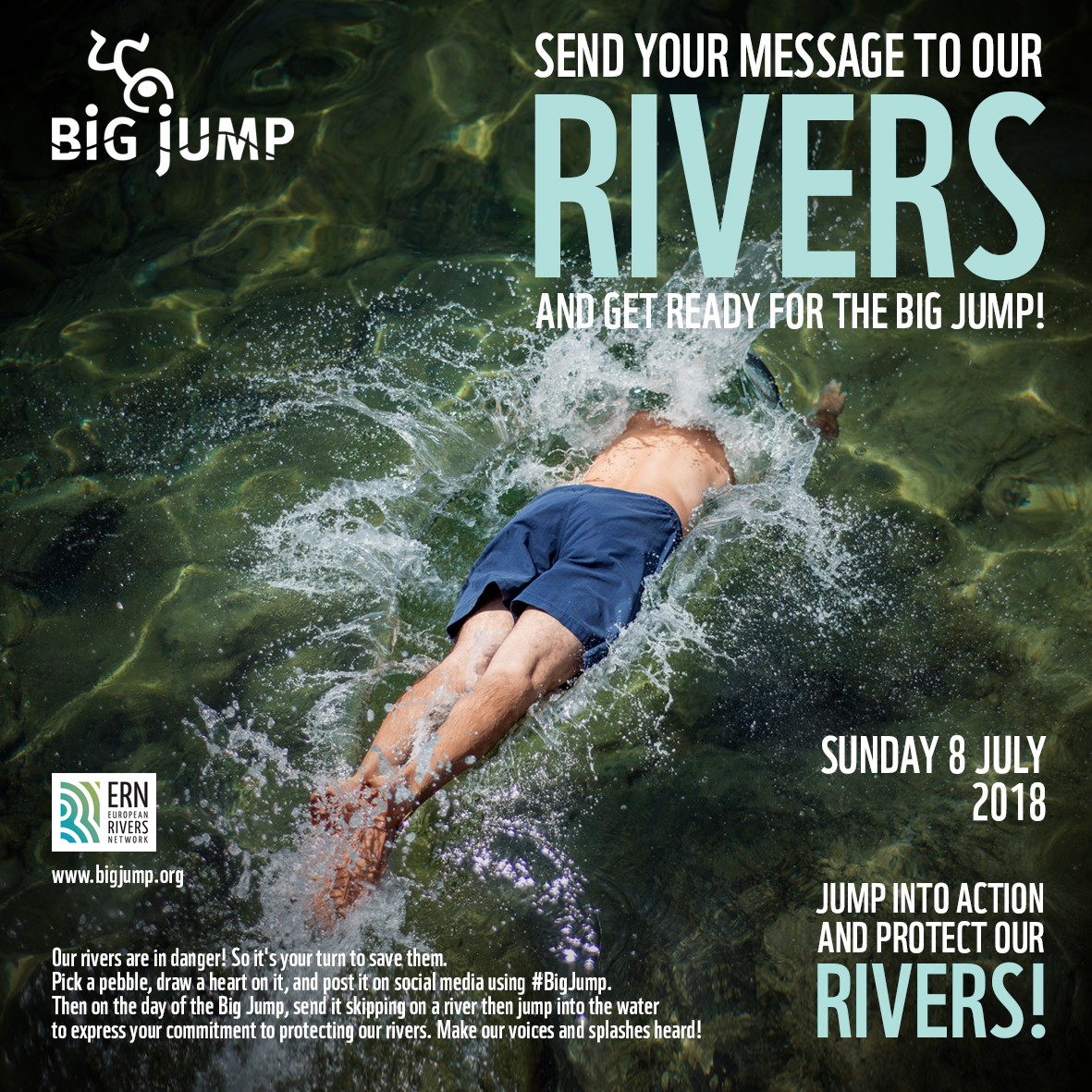 Citizens jumping in rivers & lakes across 18 European countries to ...