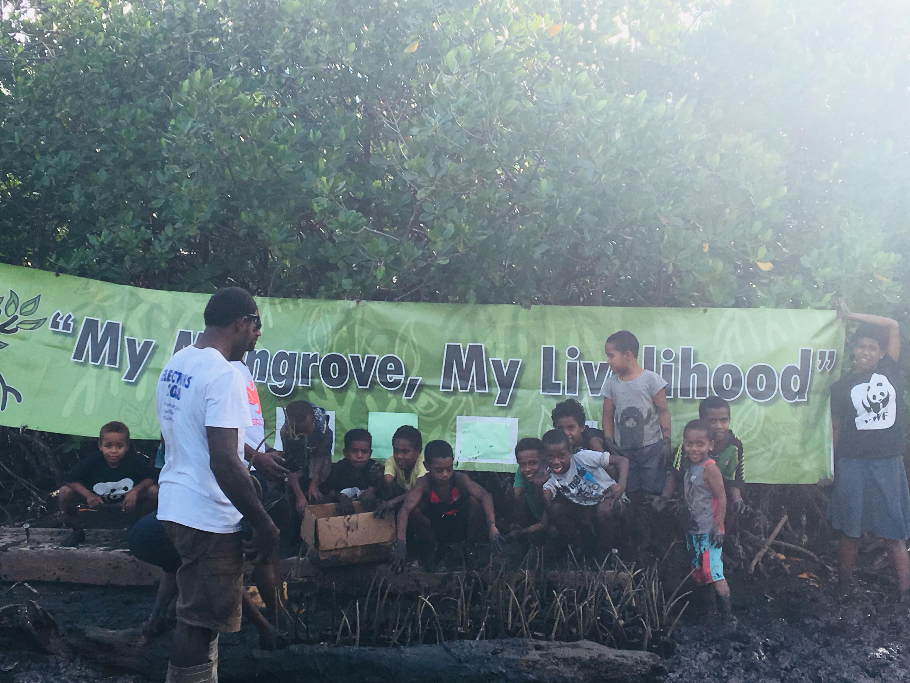 Vatutavui villagers plant more mangroves | WWF