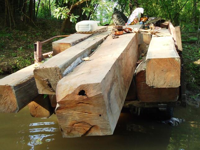 Interception of illegal luxury wood transport leads to arrest of four ...