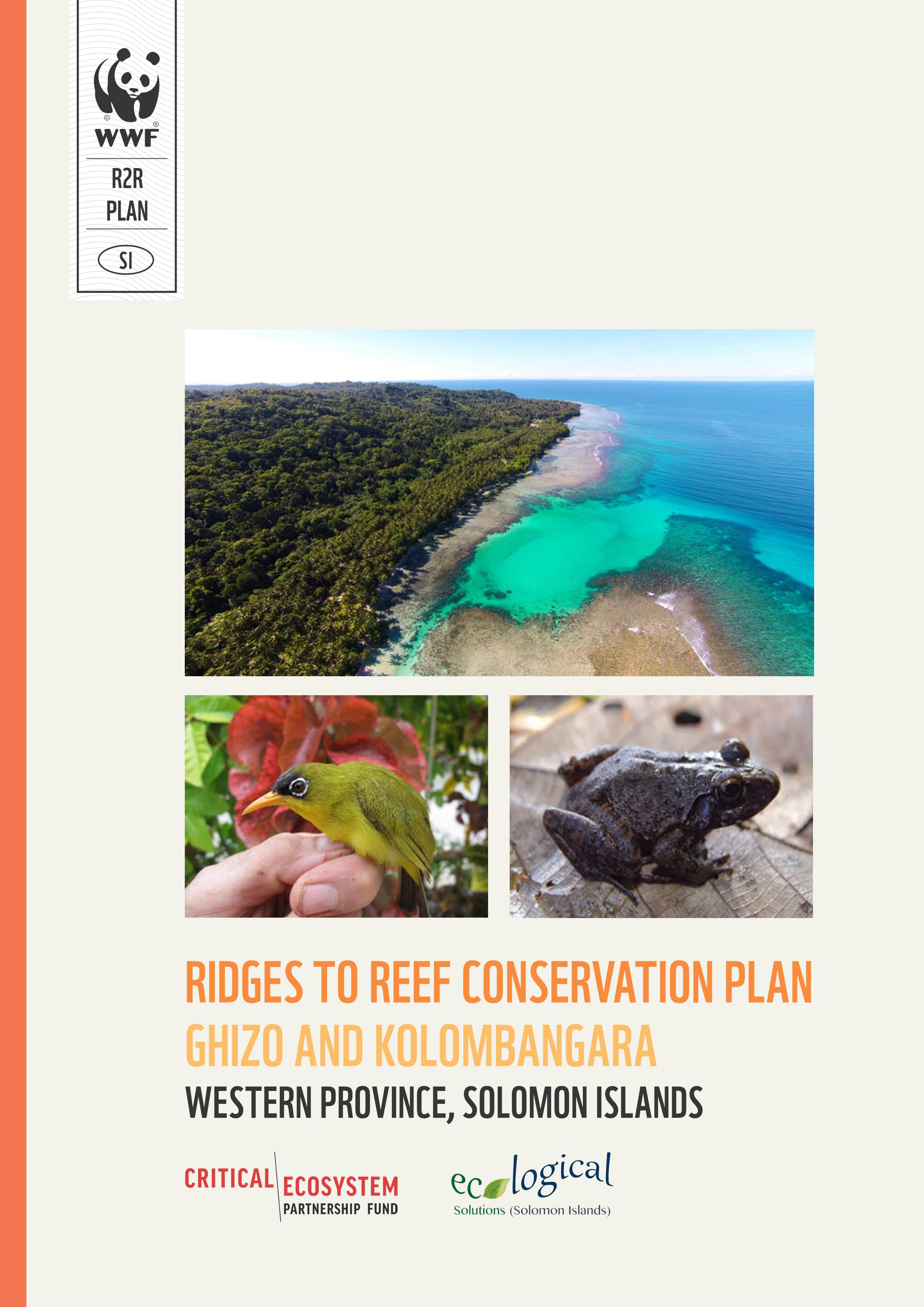 Ridges to Reef Conservation Plan: Ghizo and Kolombangara | WWF