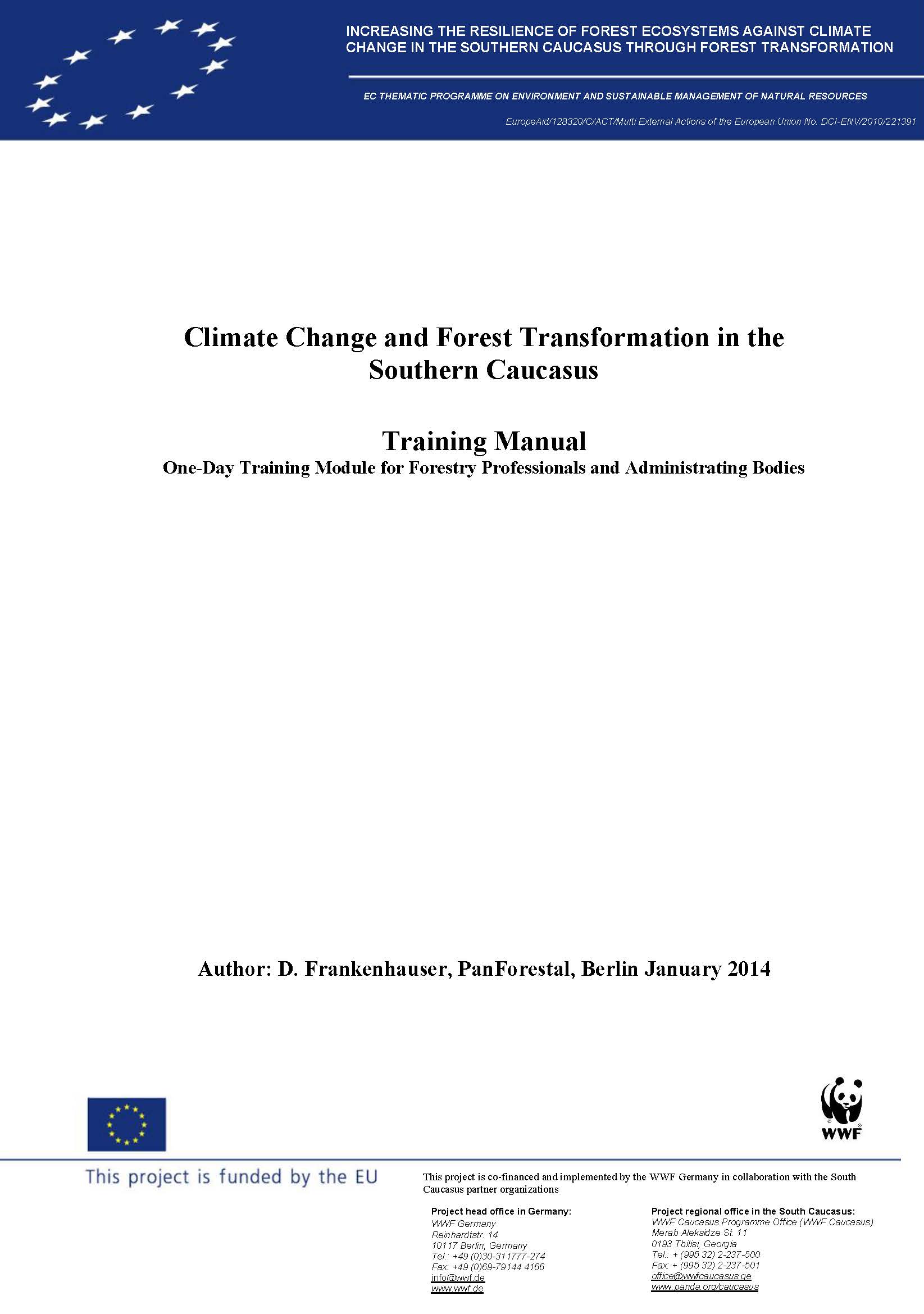 Managing innovative learning on adaptive forest management to climate ...