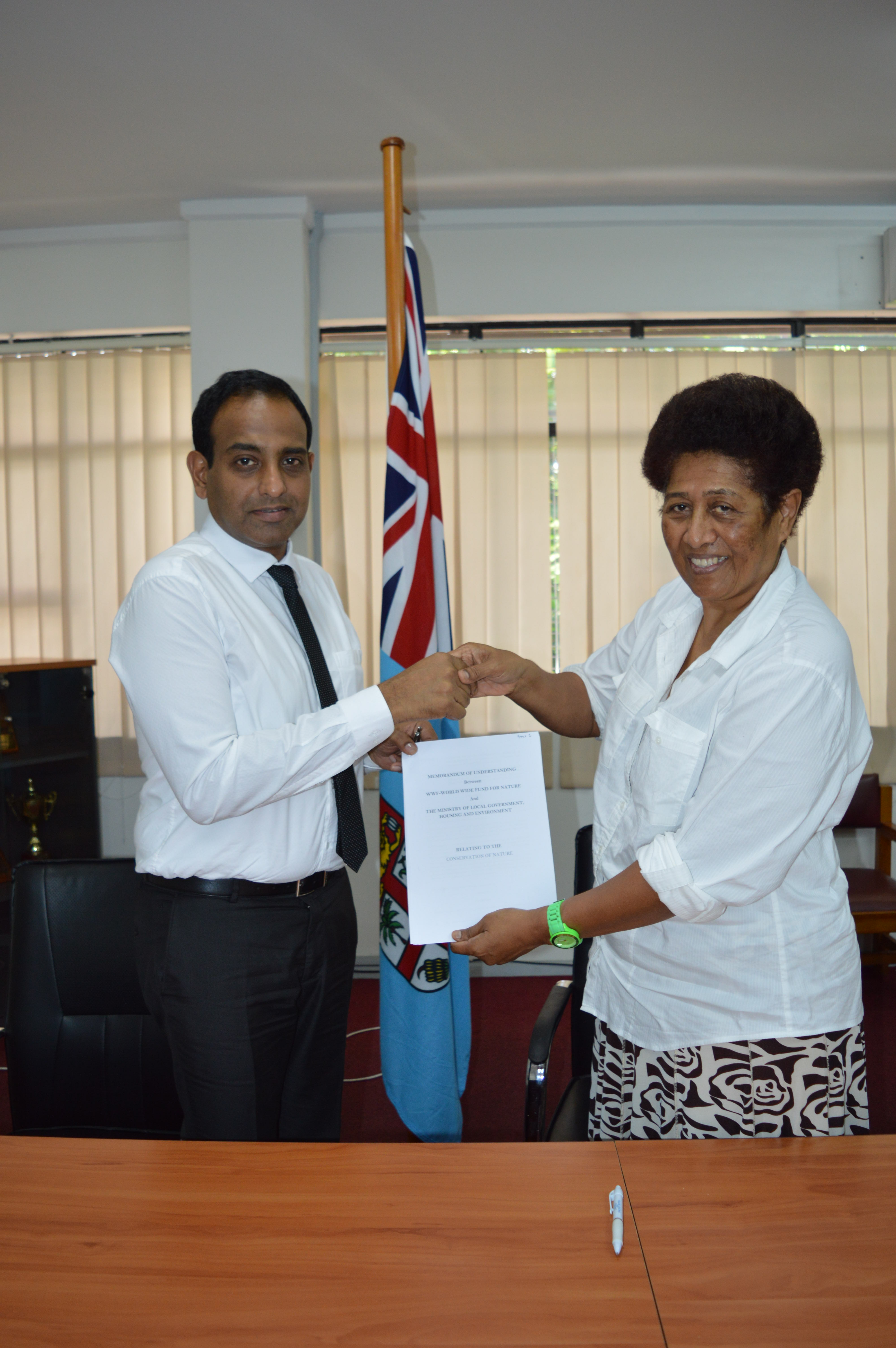 WWF-Pacific signs MoU on conservation with Ministry of Environment | WWF
