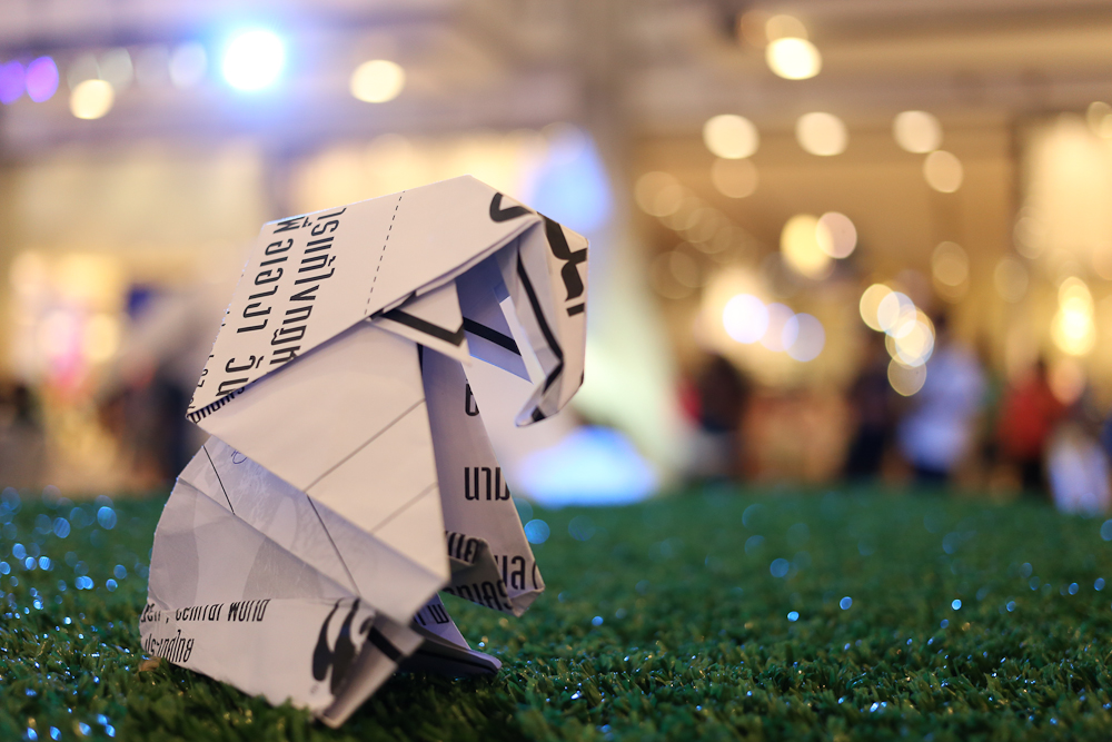 Elephant origami event draws support for ban on ivory trade in Thailand ...