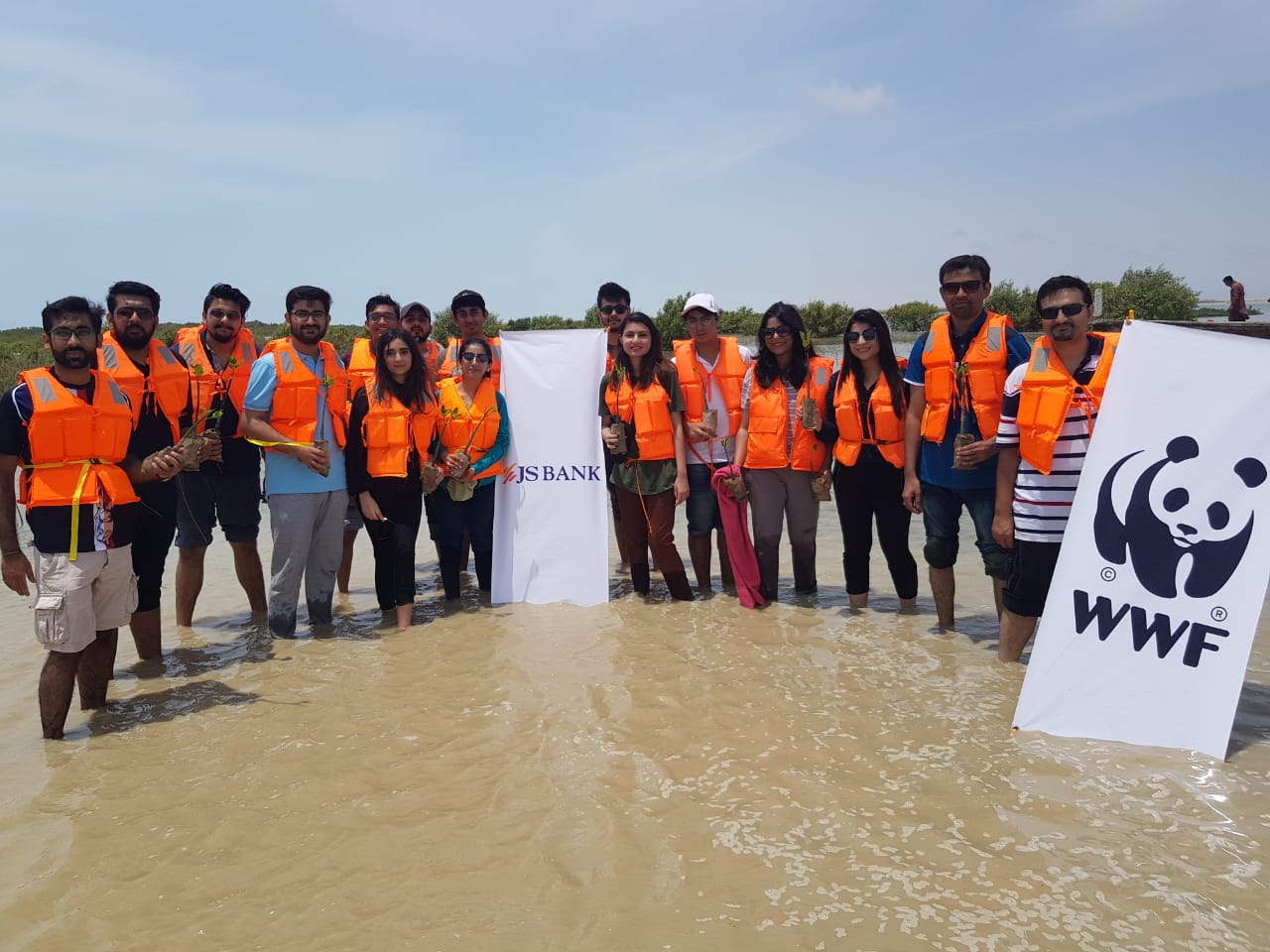 WWF-Pakistan and JS Bank initiate 100,000 mangroves plantation drive | WWF