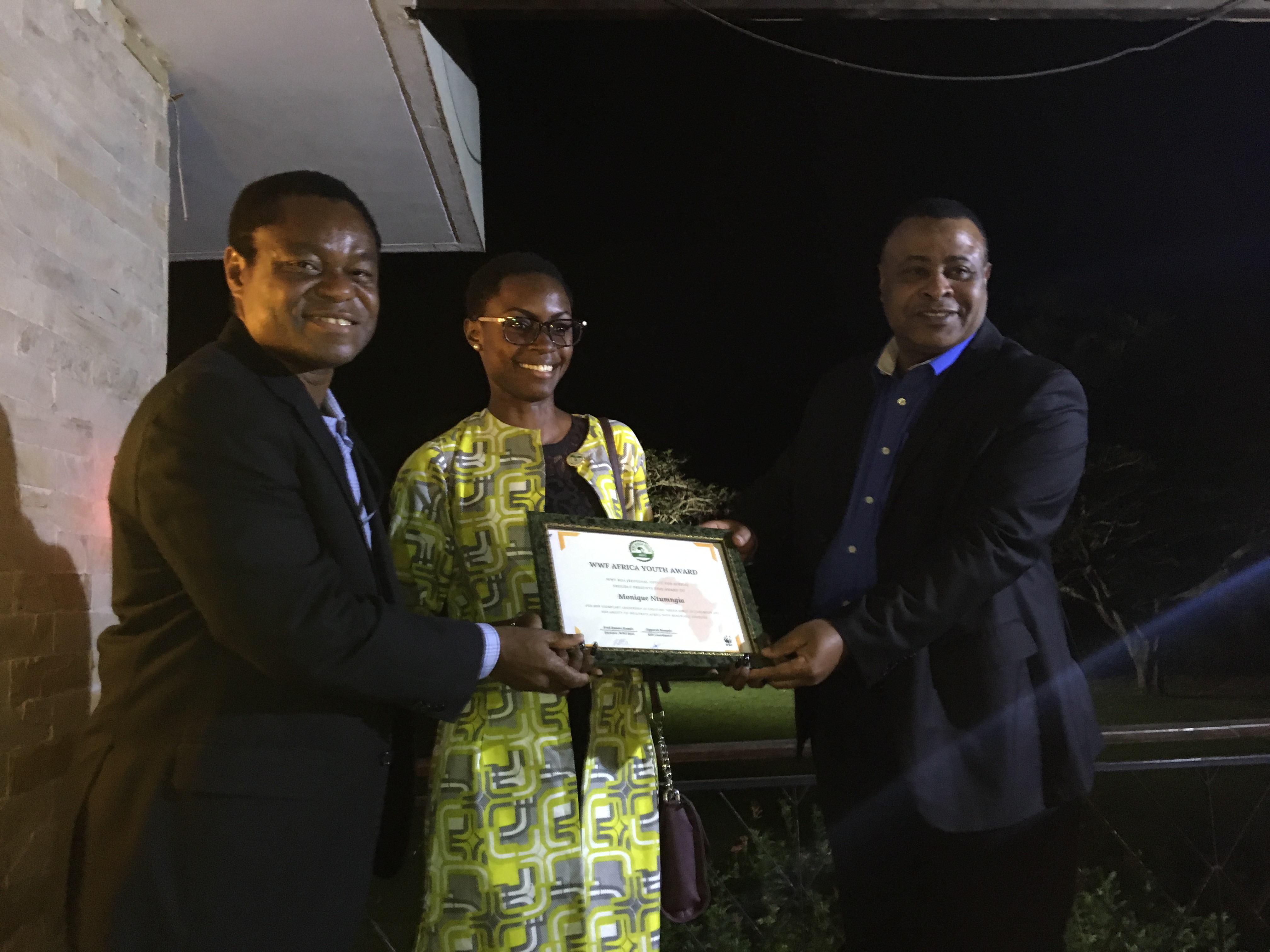 Monique Ntumngia from Cameroon wins inaugural WWF Africa Youth Awards ...
