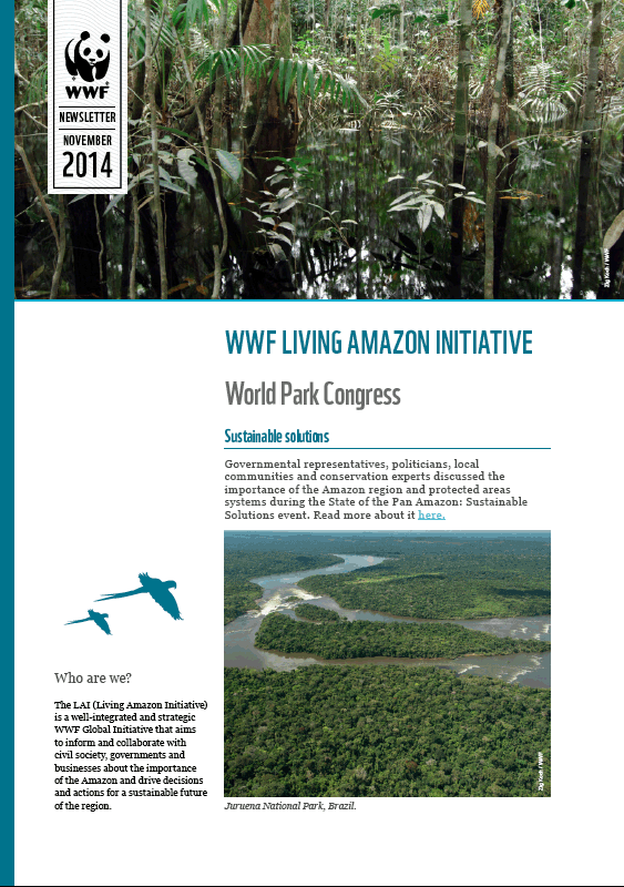 November 2014 Newsletter – Living Amazon Initiative | WWF