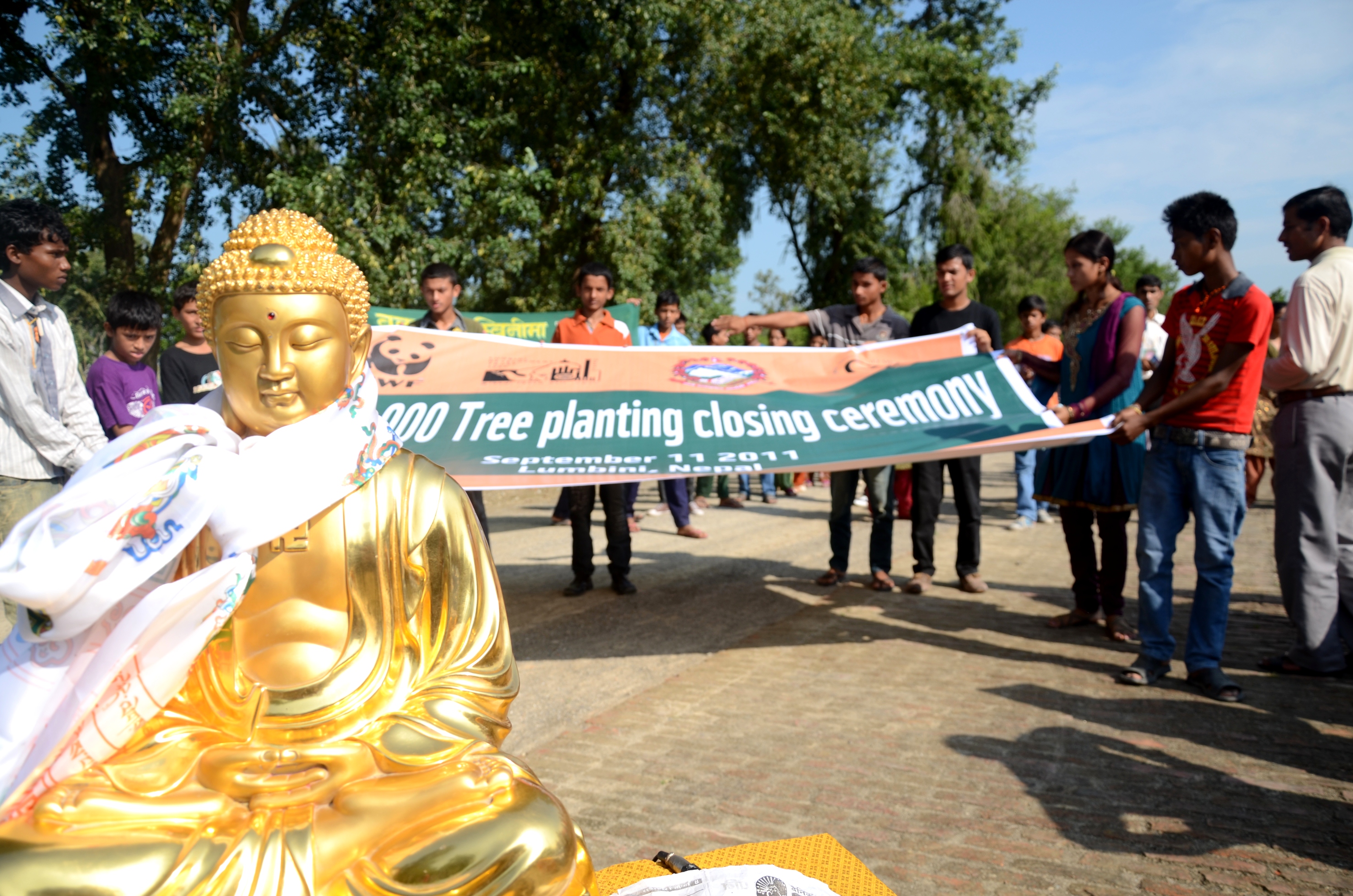 one million trees in Lumbini, birthplace of Lord Buddha | WWF