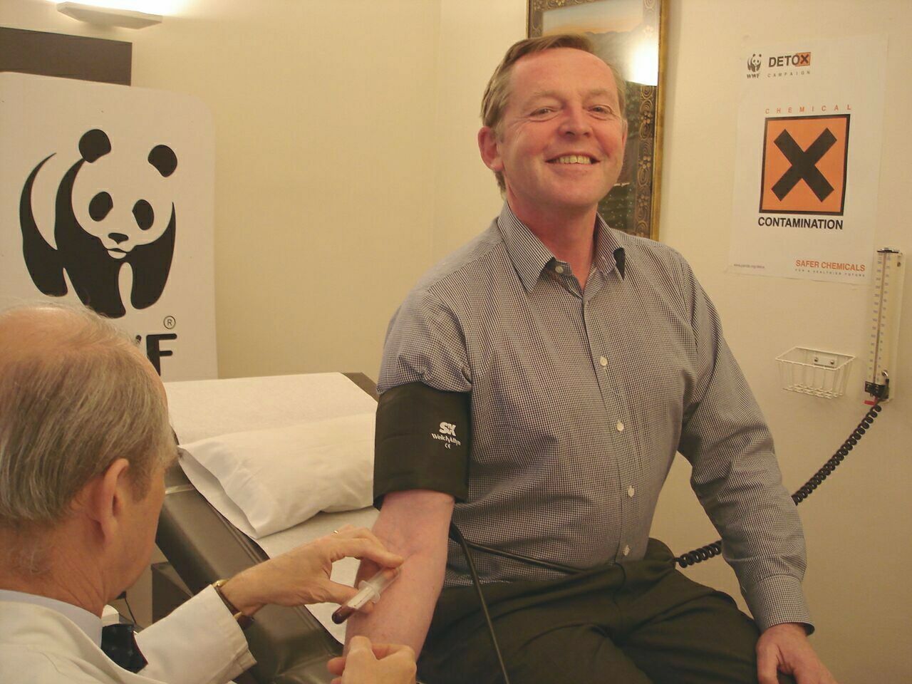 WWF gets tested for chemicals | WWF