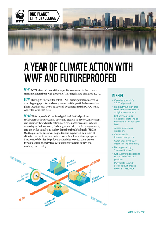 Information for cities | WWF